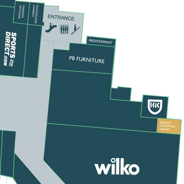 Bishop's Stortford Library - Jackson Square Shopping Centre